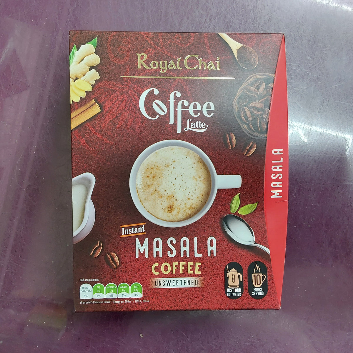 Royal chai unsweetened masala coffee (10 sachets) – A to Z Grocers