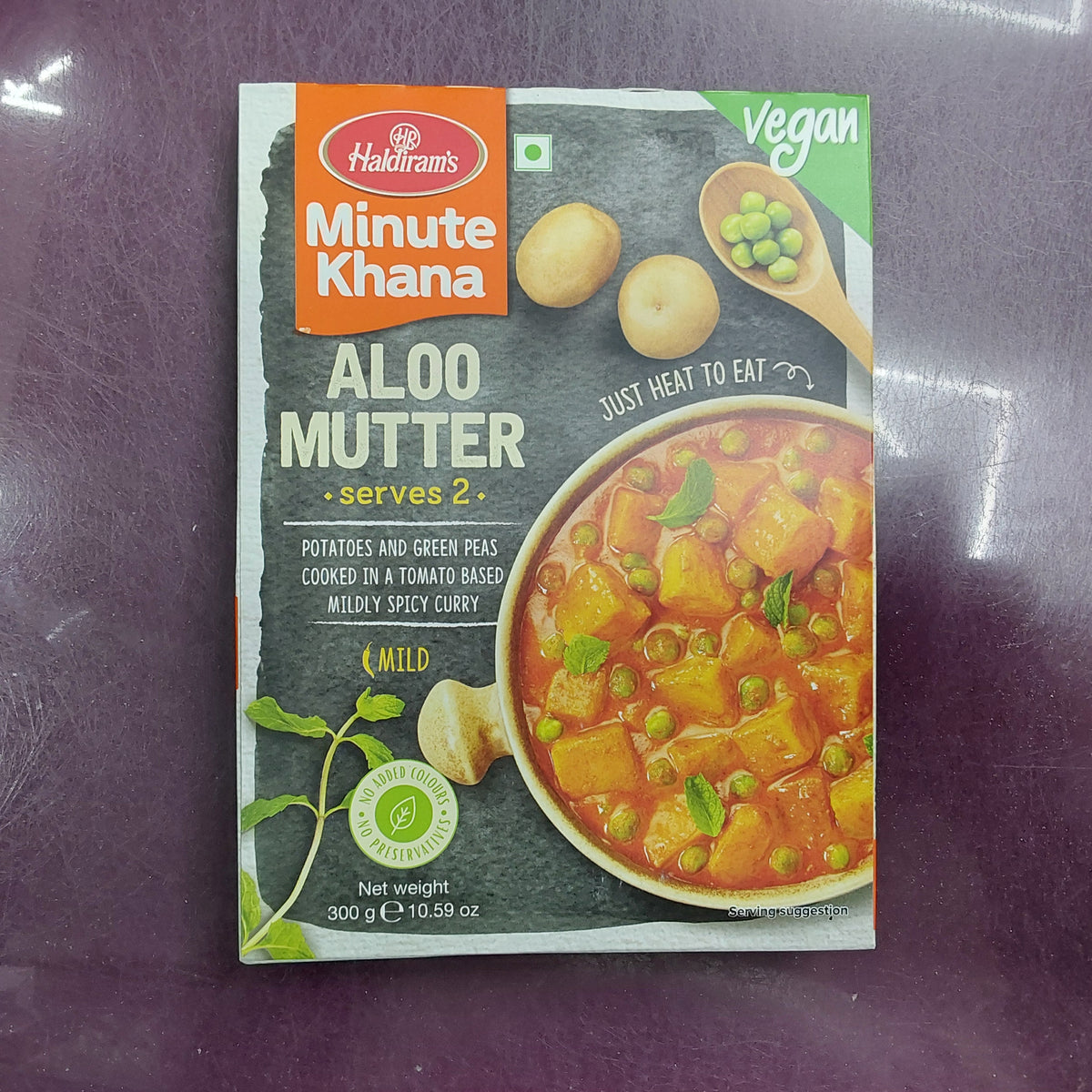 Haldiram's aloo mutter 300g – A to Z Grocers