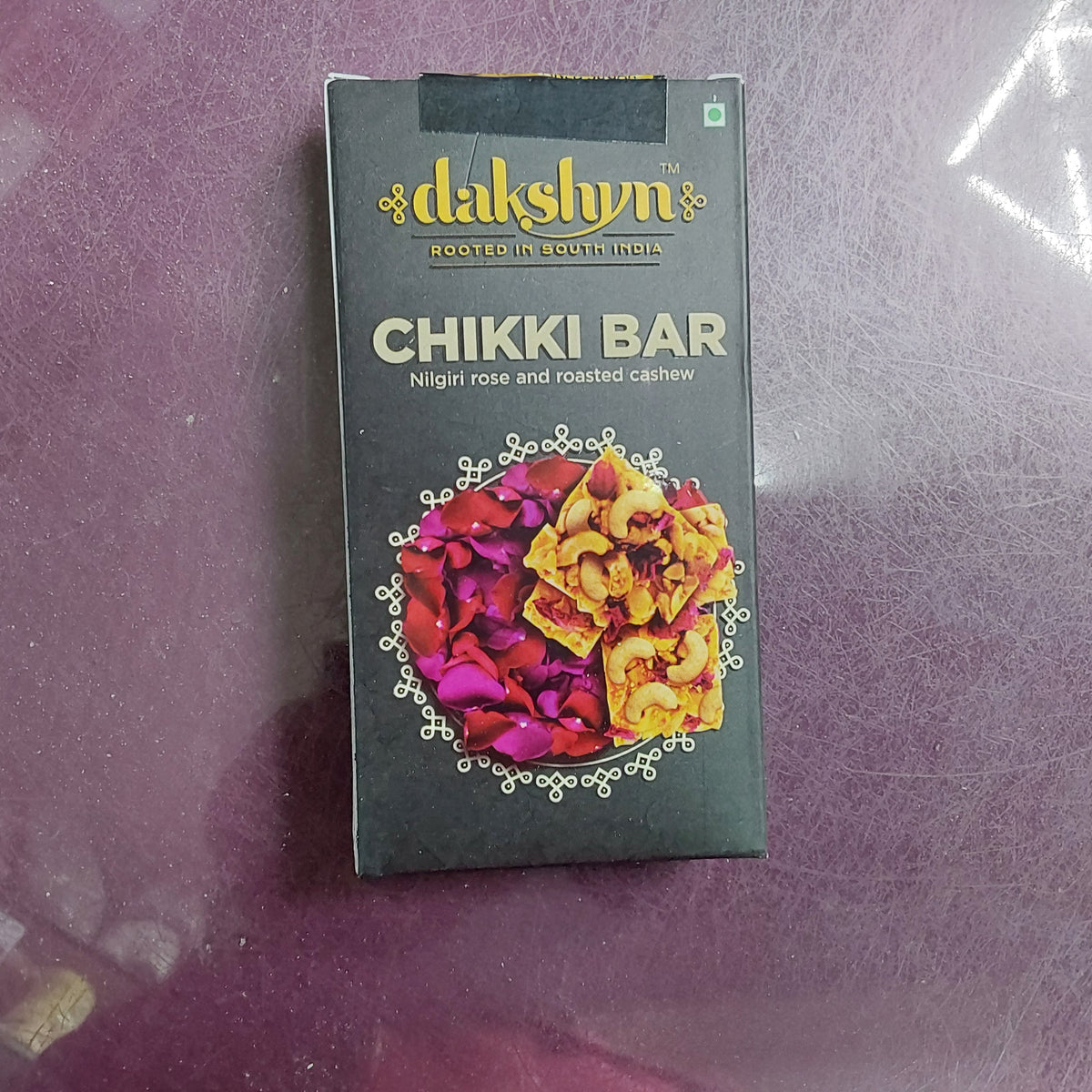 Dakshyn chikki bar nilgiri rose and roasted cashew 35g – A to Z Grocers