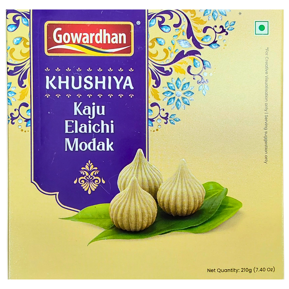 Gowardhan Khushiya Kaju Elaichi Modak – A to Z Grocers