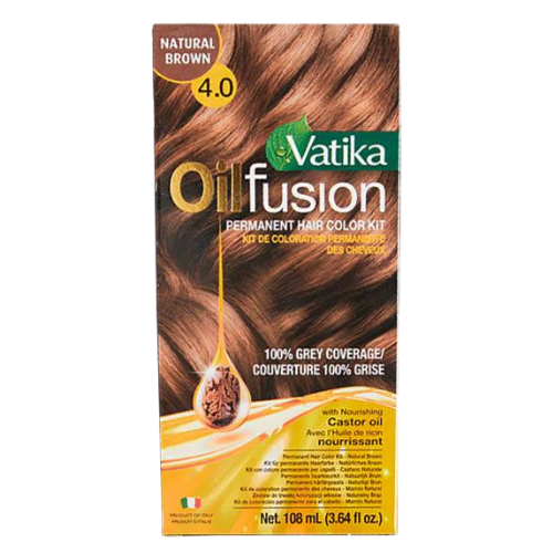 Vatika Natural Brown Oil Fusion Hair Colour Kit – A to Z Grocers